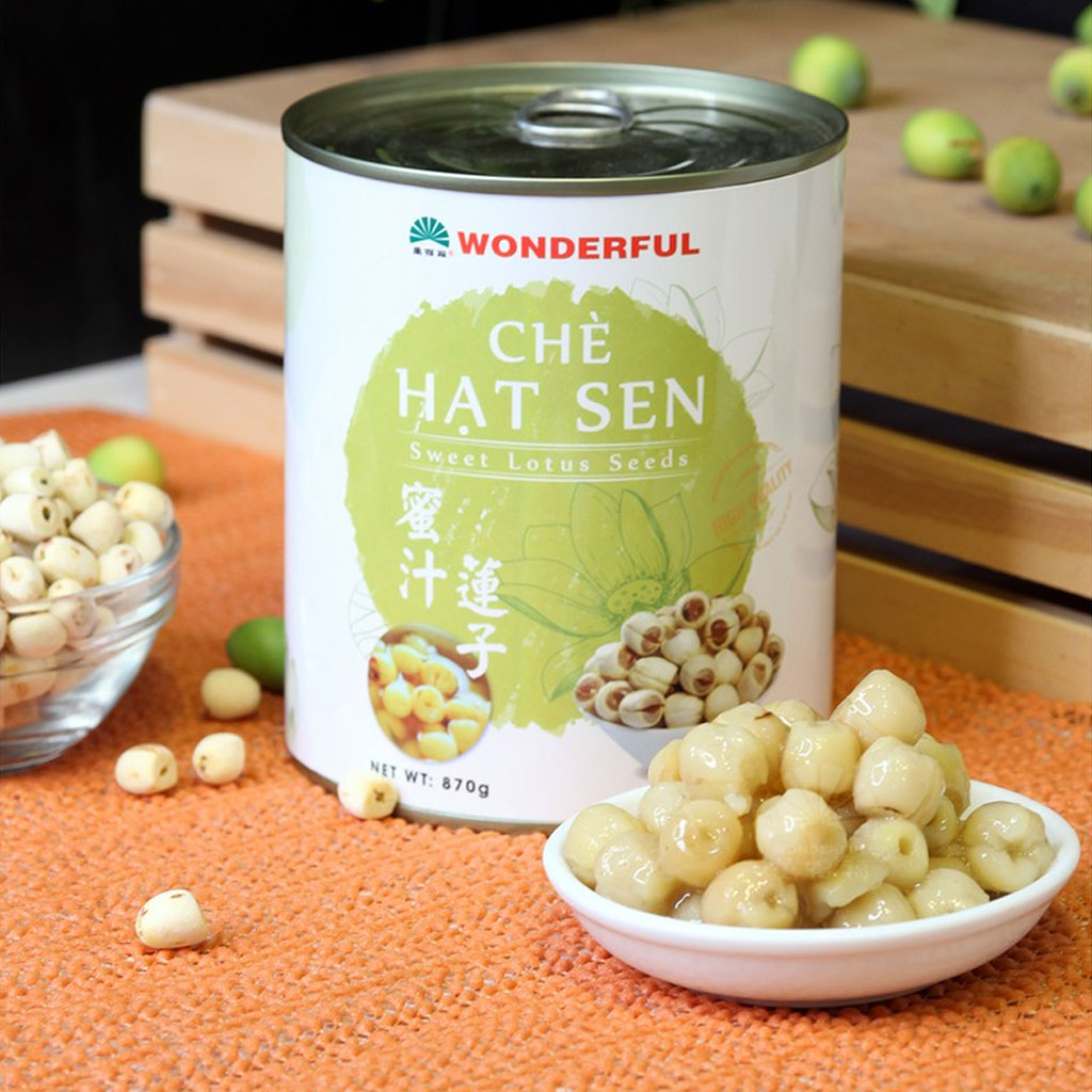 Phong Vân | Chè Hạt Sen Wonderful 870gr