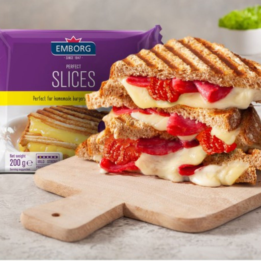 Phong Vân | Phô mai lát Emborg Perfect Slices 200g F122969
